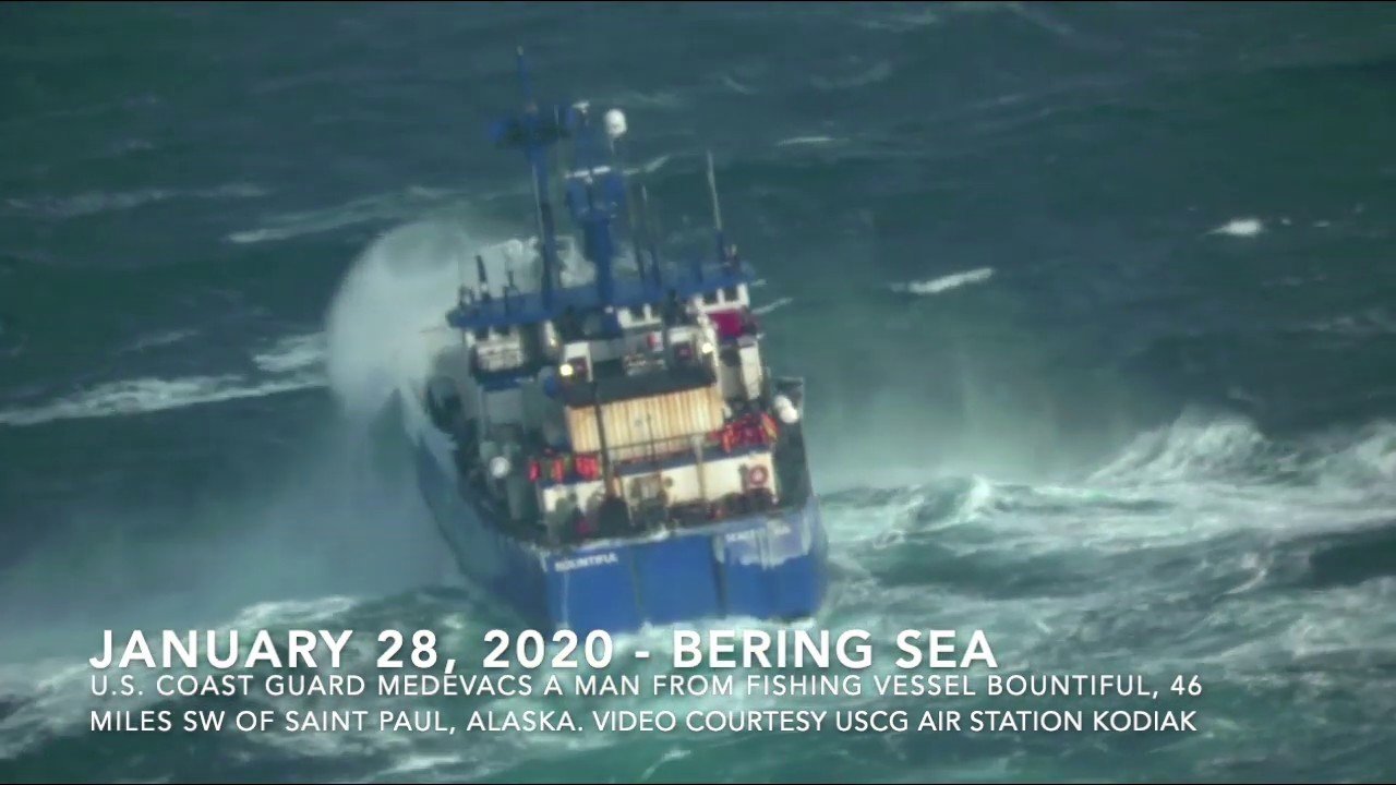 Watch: Heavy Seas Medevac in Bering Sea - Maritime and Salvage Wolrd ...